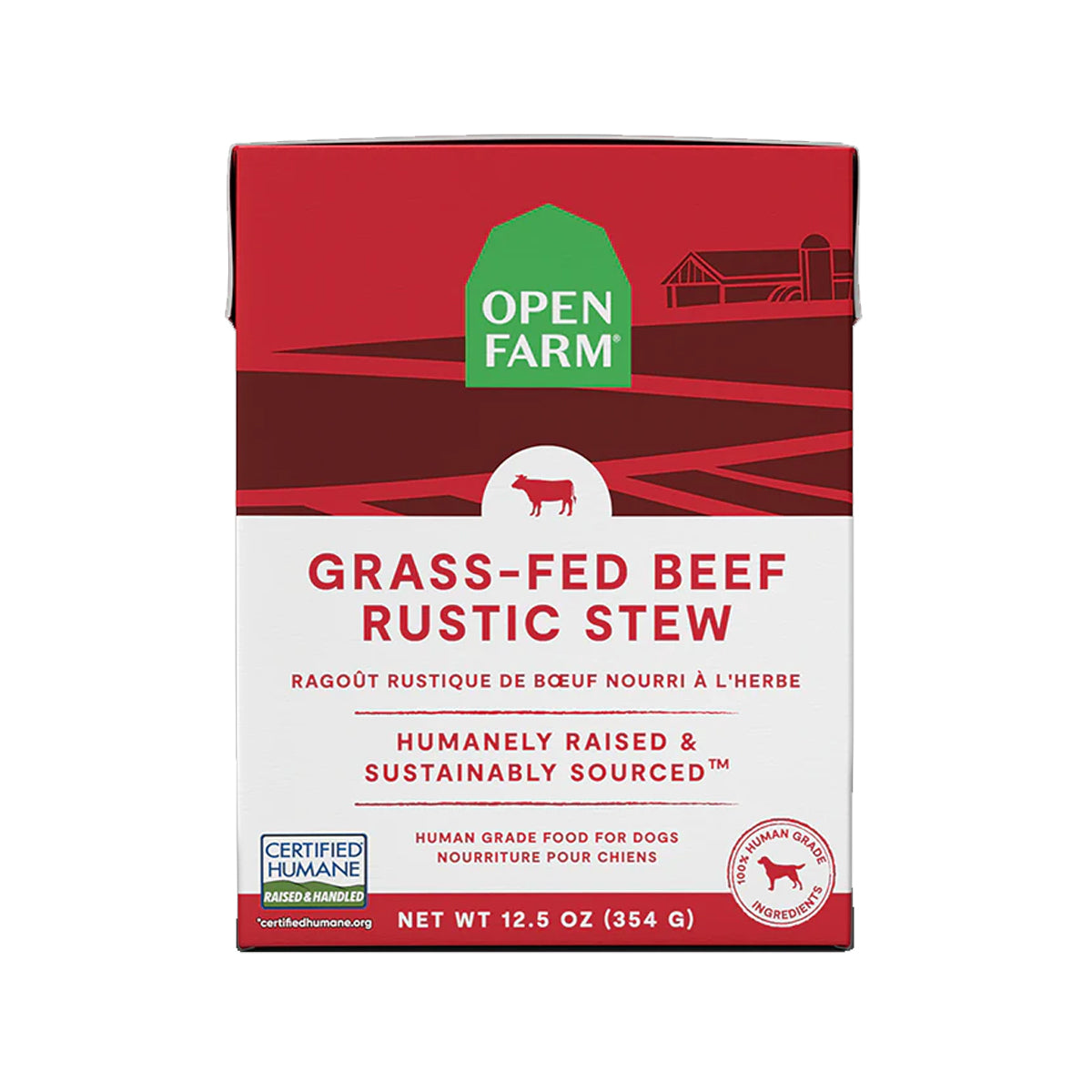 Open Farm Beef Rustic Stew Wet Dog Food 354G - Open Farm